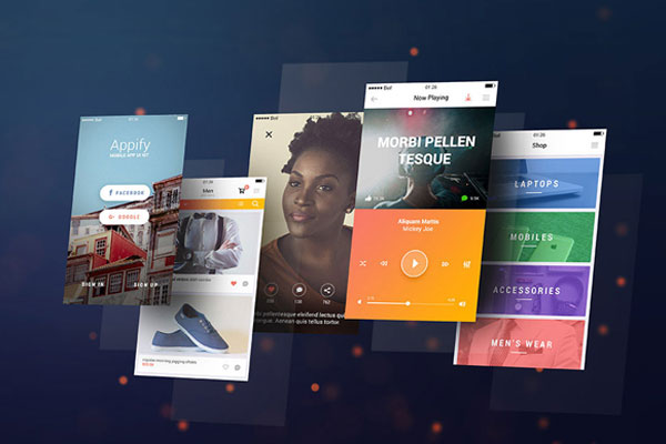 Mobile App Screens All-Purpose Mockup Free Download | Resource Boy
