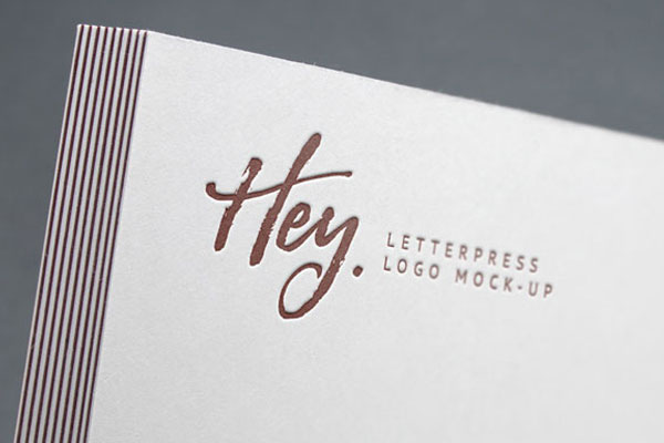 Mockup Displaying Letter Pressed Logo on Book's Cover Free Download ...