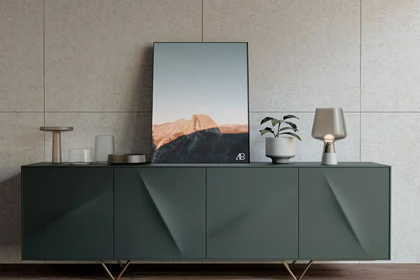 Mockup Featuring Two Tilted Posters (FREE) - Resource Boy