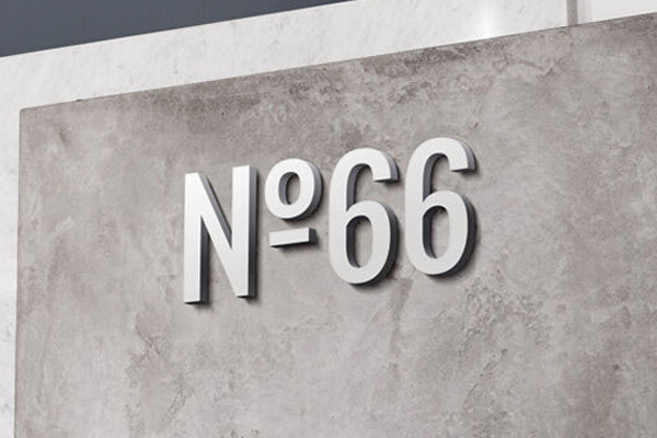 Embossed Logo on Wall Mockup Free Download | Resource Boy