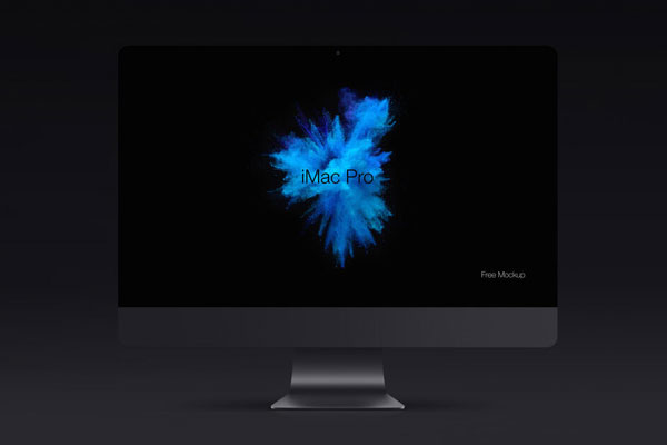 iMac Pro Front View Mockup Free Download | Resource Boy