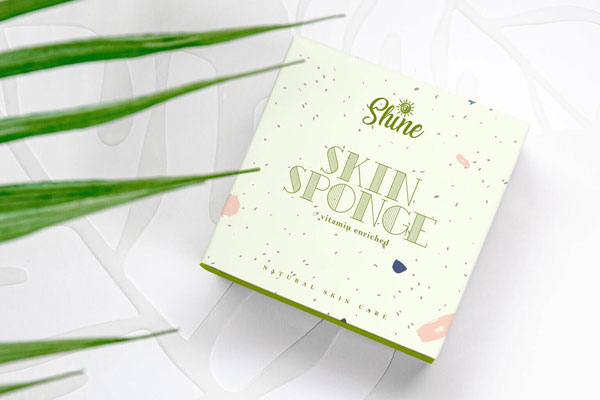 Mockup of a Square Shaped Organic Skin Sponge Free Download | Resource Boy