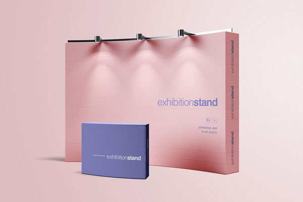 Super Realistic Exhibition Stand Mockup Free Download | Resource Boy