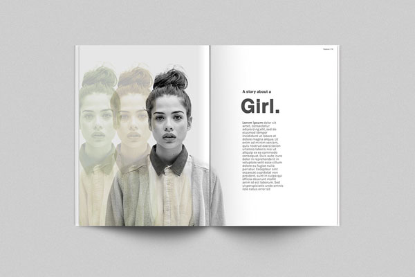 Magazine Cover Surrounded by Flowers Mockup (FREE) - Resource Boy