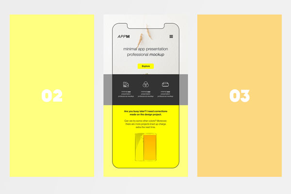 Modern Flat App Presentation Mockup Free Download | Resource Boy