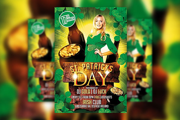 Flashy St. Patrick's Day Flyer Template Free Download | Resource Boy