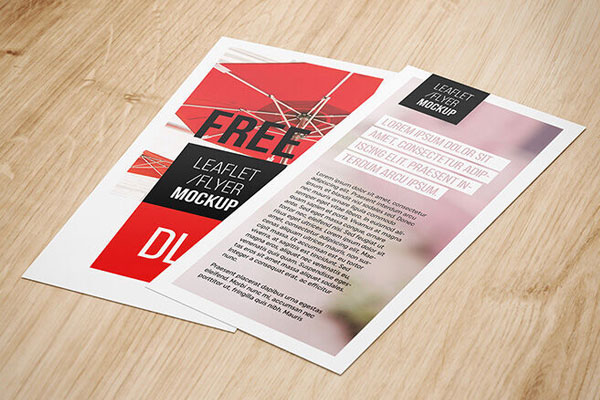 Gravity Flying Flyers Mockup (FREE) - Resource Boy