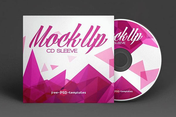 Highly Detailed Front View CD Sleeve Mockup Free Download | Resource Boy