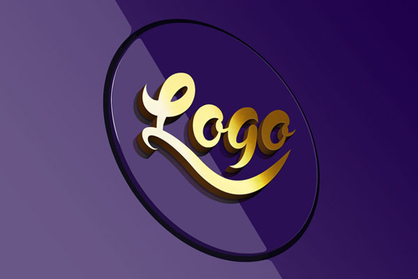Mockup Featuring a Three-Dimensional Logo Free Download | Resource Boy