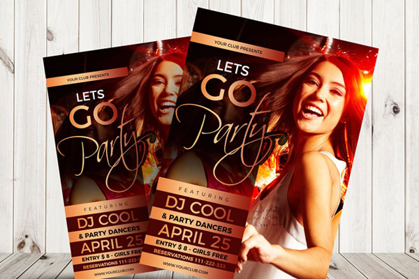 Modern Cool Events Party Flyer Template Free Download | Resource Boy