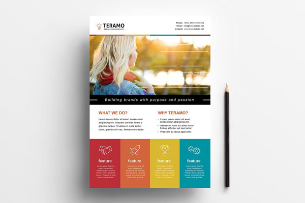 Modern Versatile Poster Template Featuring Colorful Theme Free Download ...