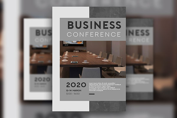 Modern Business Conference Flyer Template Free Download | Resource Boy