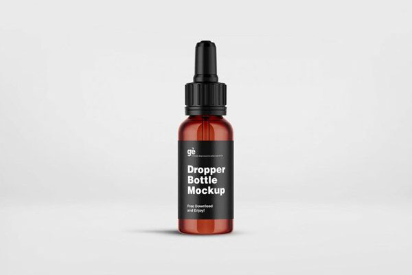 Dropper Bottle and Dropper on a Rock Mockup (FREE) - Resource Boy