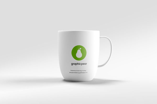 Front View of a Ceramic Mug Mockup Free Download | Resource Boy