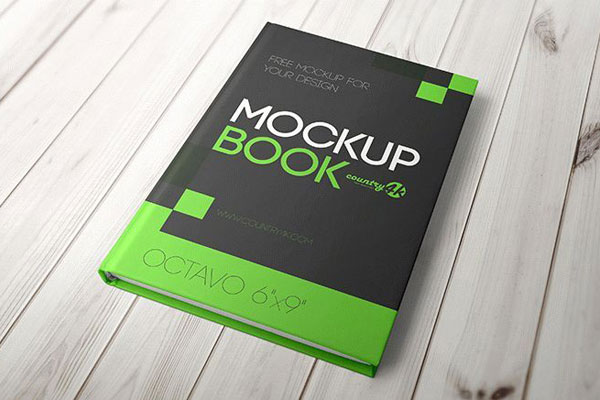 Mockup Featuring Three Hardcover Books on Wooden Table (FREE ...