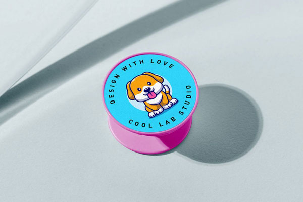 Perspective View Pop Socket Mockup Free Download | Resource Boy