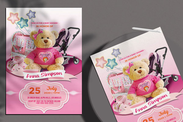 Baby Shower Flyers / Posters - Free Download (2026) | Resource Boy