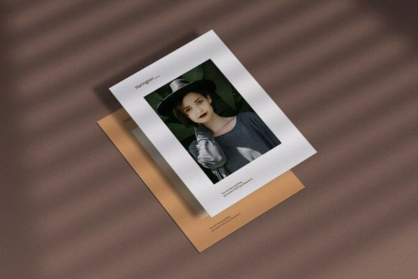 Two Individual Flyers Mockup With Shadow Overlay Free Download ...