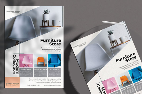 White Clean Store Sale Flyer Template Free Download | Resource Boy