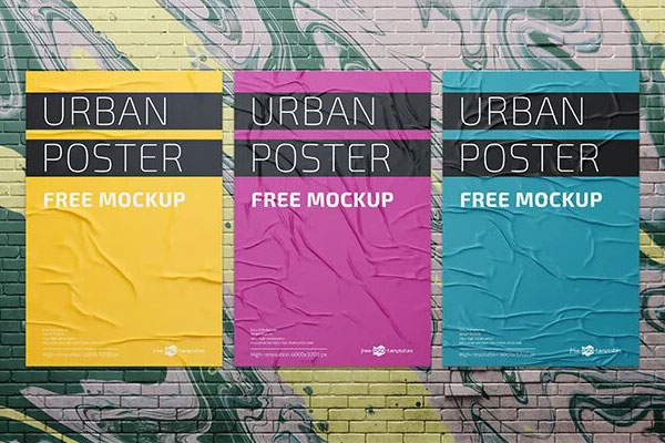 Three Poster Mockups - Free Download (2025) | Resource Boy