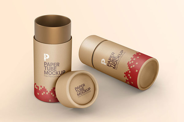 13:4 Paper Tube Mockup Free Download | Resource Boy
