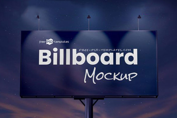 Front and Perspective Views of 3 Billboard Mockups Free Download ...