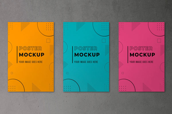 Three Poster Mockups - Free Download (2025) | Resource Boy
