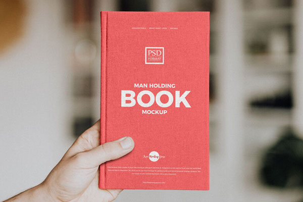 Mockup Featuring a Square Book Spread Open Free Download | Resource Boy
