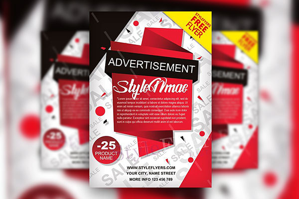 Modern Advertisement Flyer Template Free Download | Resource Boy