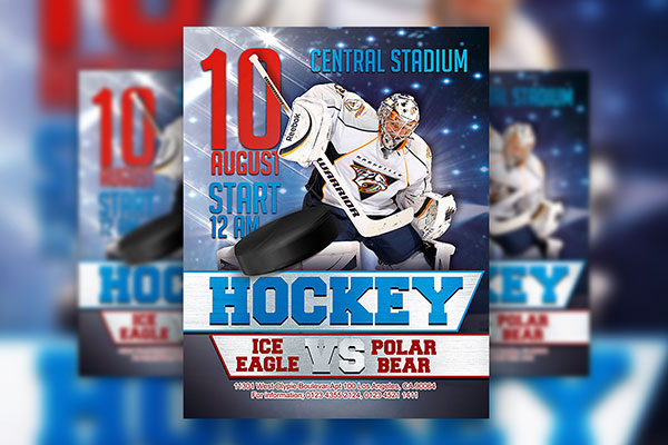 Ice Hockey Flyers / Posters - Free Download (2025) | Resource Boy