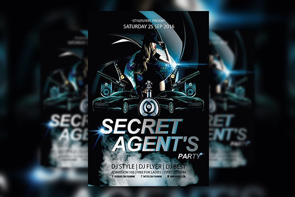 Sparkle Luxury Party Flyer Template Free Download | Resource Boy