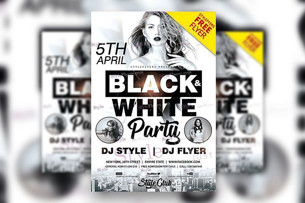 Futuristic Music Event Flyer Template FREE Resource Boy