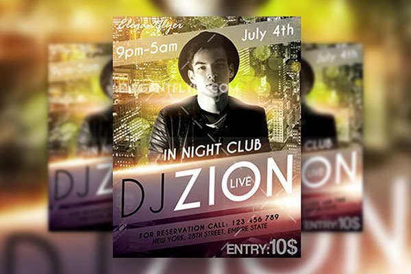 Urban DJ Party Event Flyer Template and Facebook Cover Free Download ...