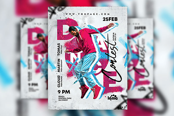 Free Dance Flyer / Poster PSD Templates (2024)