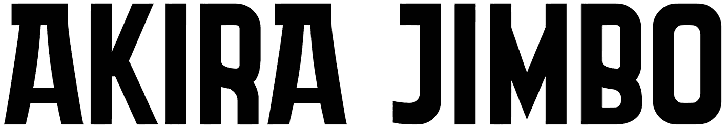 Akira Jimbo Font Free Download | Resource Boy