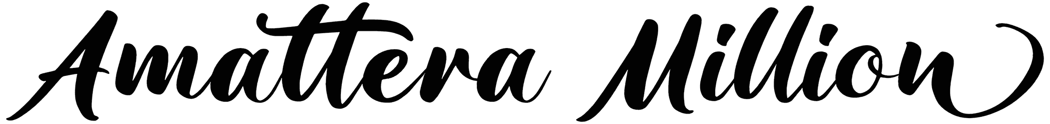 Amattera Million Font Free Download | Resource Boy