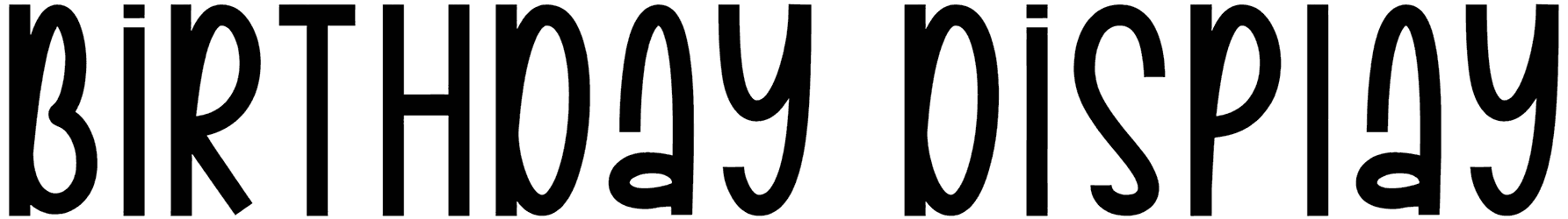 Happy Birthday Fonts - Free Download (2025) | Resource Boy