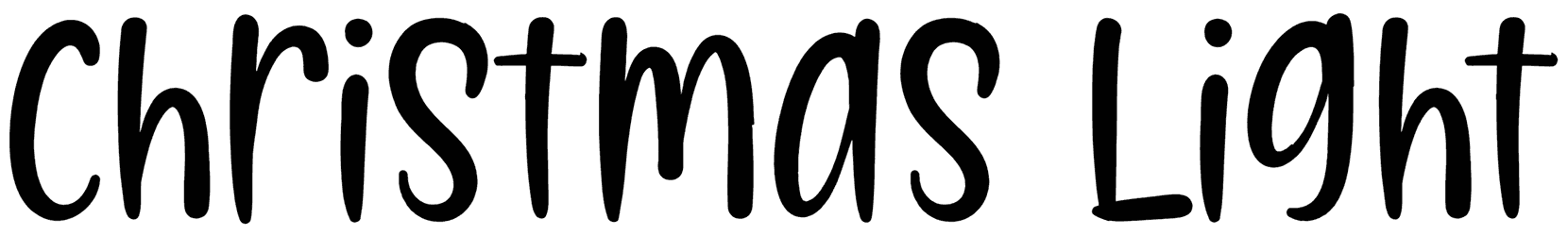 Christmas Light Font Free Download | Resource Boy