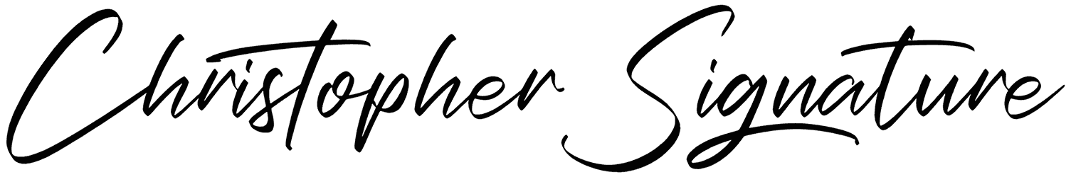 Christopher Signature Font Free Download | Resource Boy