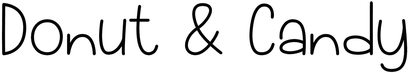 Donut & Candy Font Free Download | Resource Boy