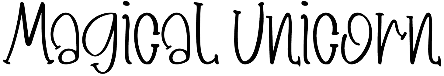 Magical Unicorn Font Free Download | Resource Boy