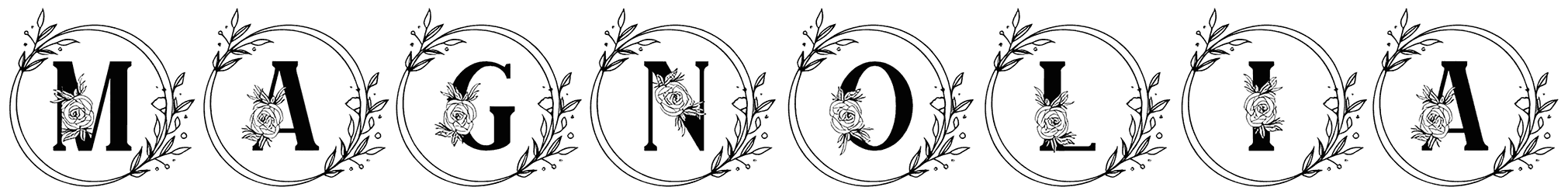 Magnolia Monogram Font Free Download | Resource Boy