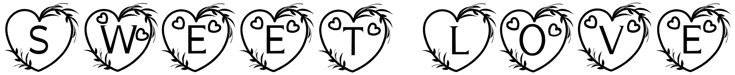 Monogram Sweet Love Font Free Download | Resource Boy