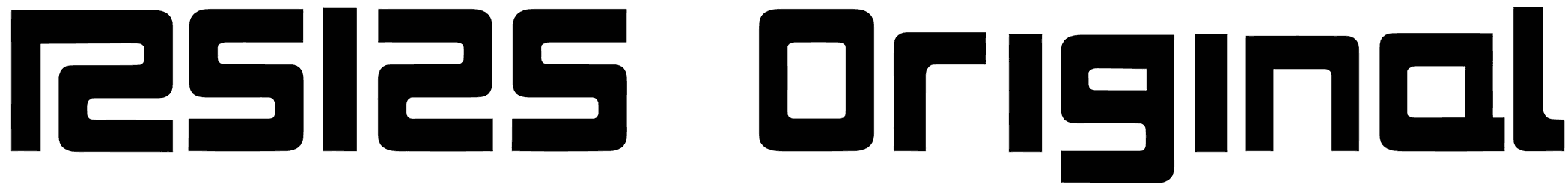 RS125 Original Font Free Download | Resource Boy