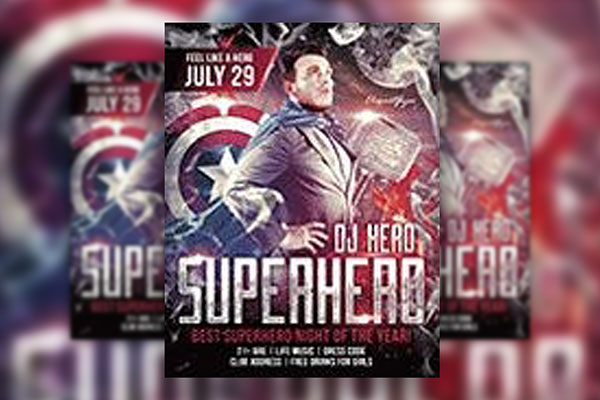 Retro Club Party Flyer and Facebook Cover Template Free Download ...