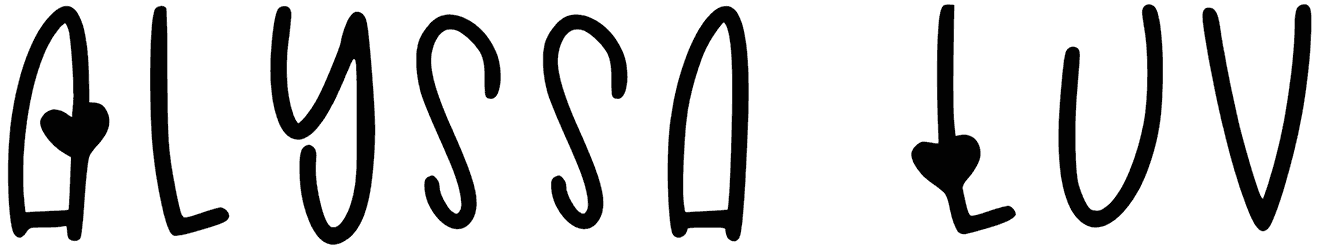 Alyssa Luv Font Free Download | Resource Boy