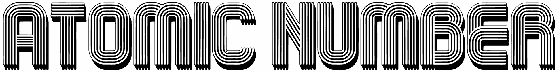 Atomic Number Font Free Download | Resource Boy