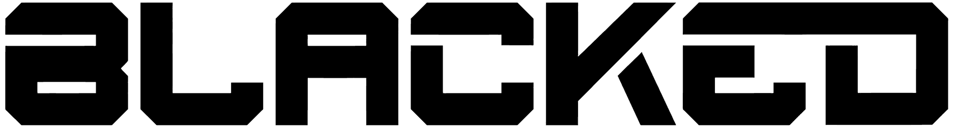 Blacked Font Free Download | Resource Boy