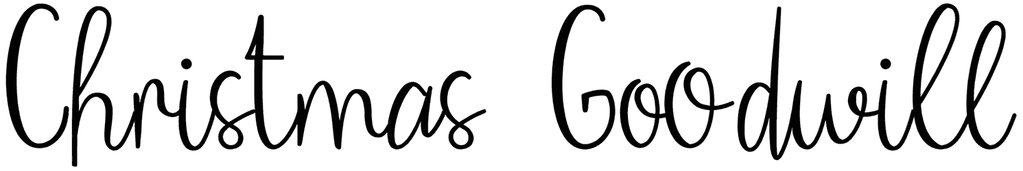 Christmas Goodwill Font Free Download | Resource Boy