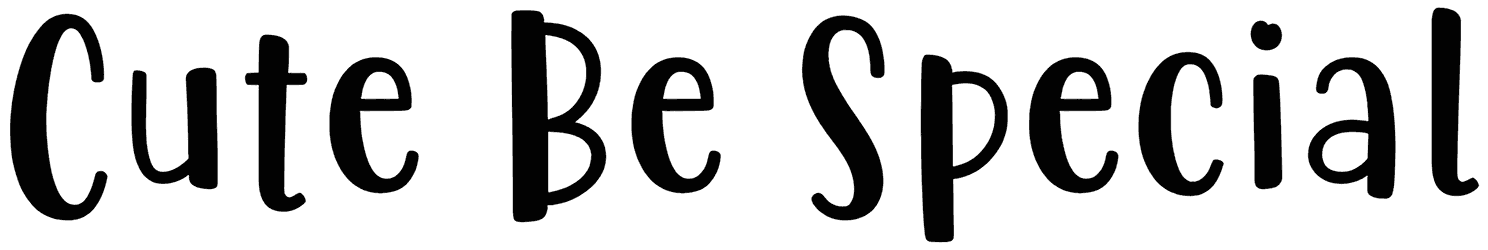 Cute Be Special Font Free Download | Resource Boy